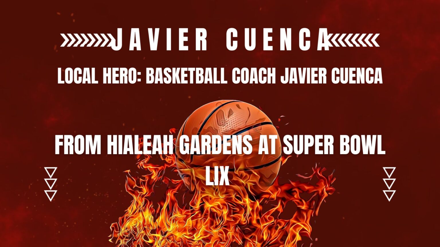Javier Cuenca Basketball Coach Hialeah Gardens, Miami